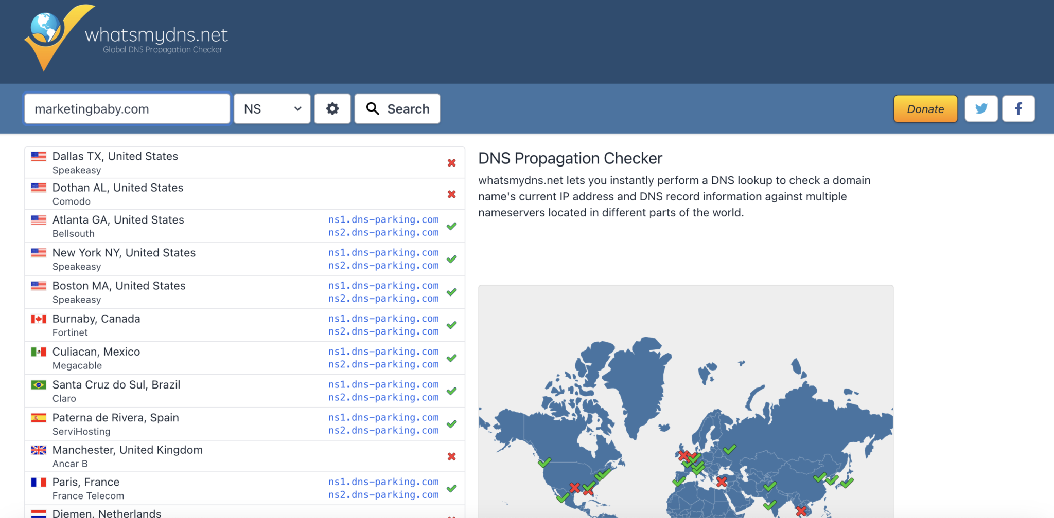 Check If Your Domain Name Servers (DNS) Has Already Propagated Globally ...